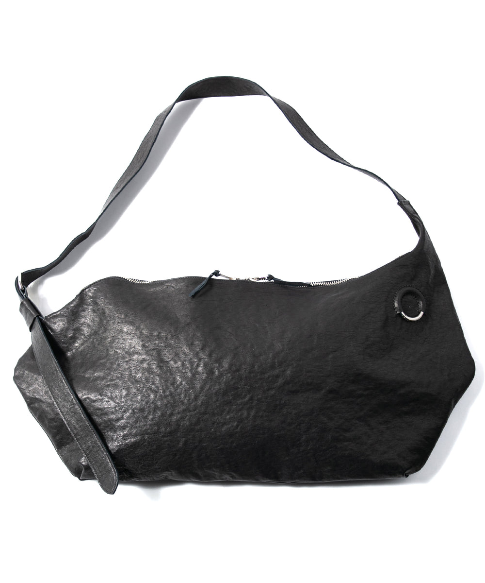 フルタンニン ピット鞣し シュリンク ホースハイド SKYN ラップバッグ - BLACK – STRUM OFFICIAL
